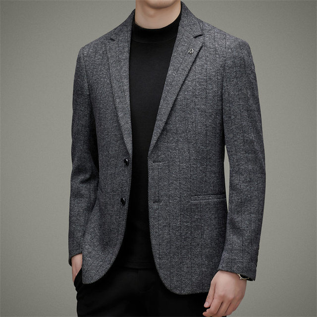 Guangzhou Shisanxing high -end tide brand men's wool West suit jacket ...