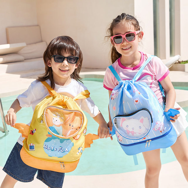 Children's swimming bag wet and dry separation waterproof storage bag ...