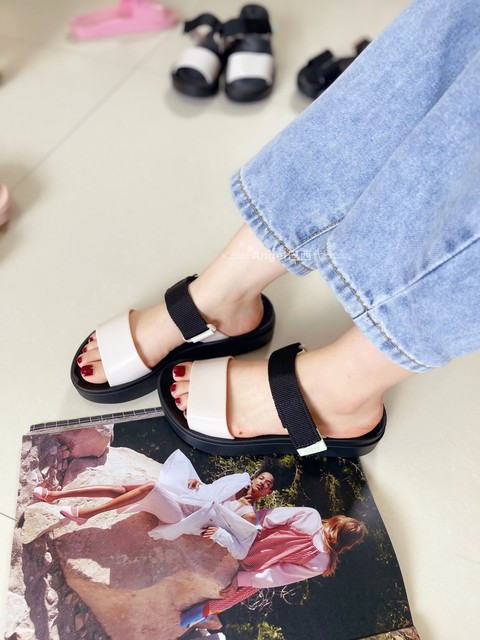 Special summer Brazilian jelly shoes zaxy slippers for women Velcro ...