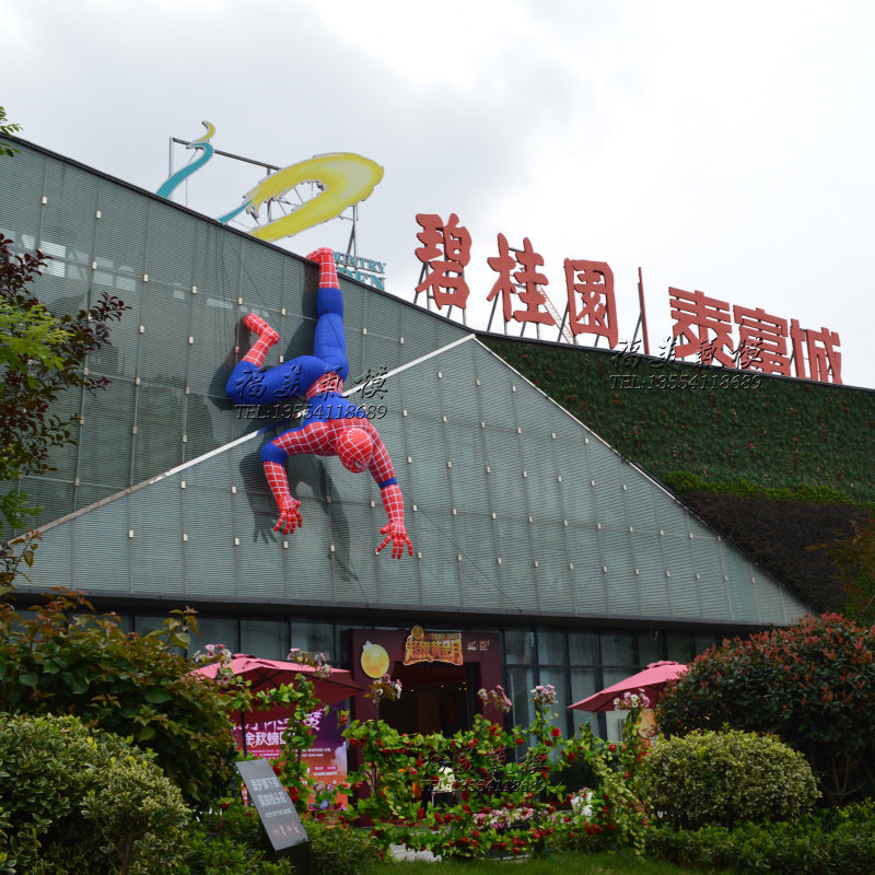 Inflatable Spider-Man Inflatable Model Real Estate Building Inflatable ...
