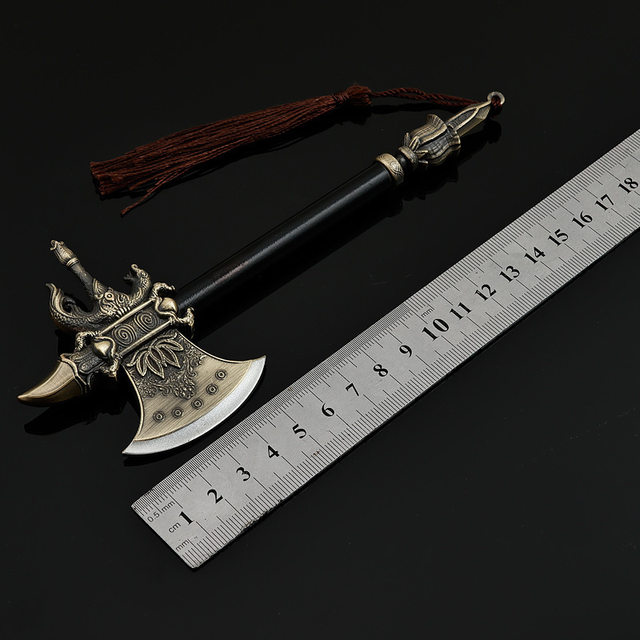 Wukong game peripherals Erlang Shen Yang Jian mountain ax weapon small ...
