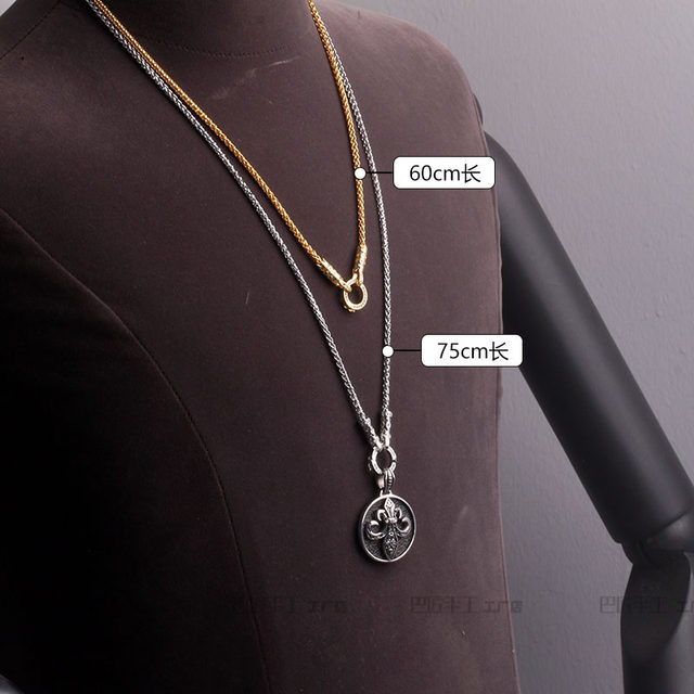 Thai style large copper gold-plated universal buckle titanium steel ...