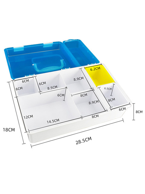 Medical blood glucose meter test storage portable box medicine medicine ...