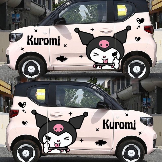 Wuling Hongguang mini car sticker QQ ice cream Kurome cute cartoon ...
