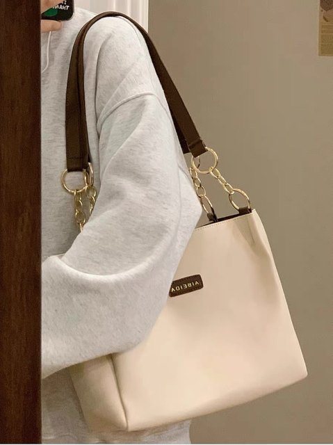 College students class tote bag female 2023 new trendy high-end single ...