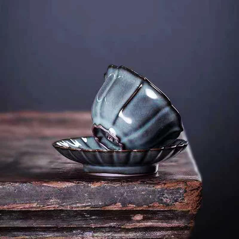Celadon Tea Cup - Ge Kiln Porcelain Handmade - Longquan Celadon Ware