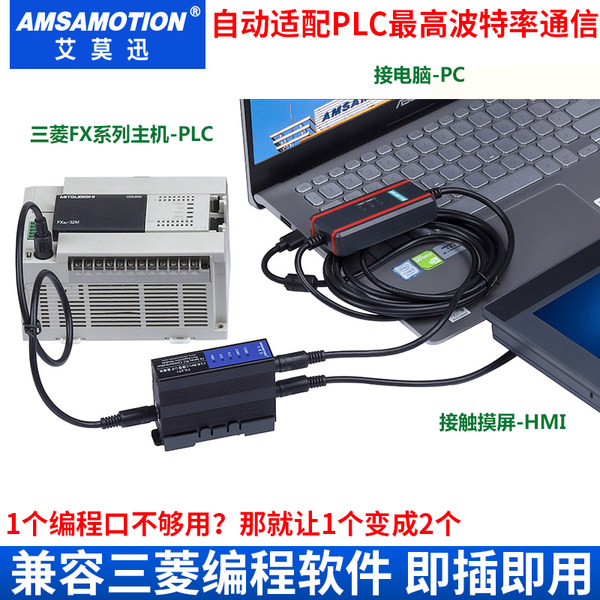 Mitsubishi programming port expansion 1 conversion communication module ...