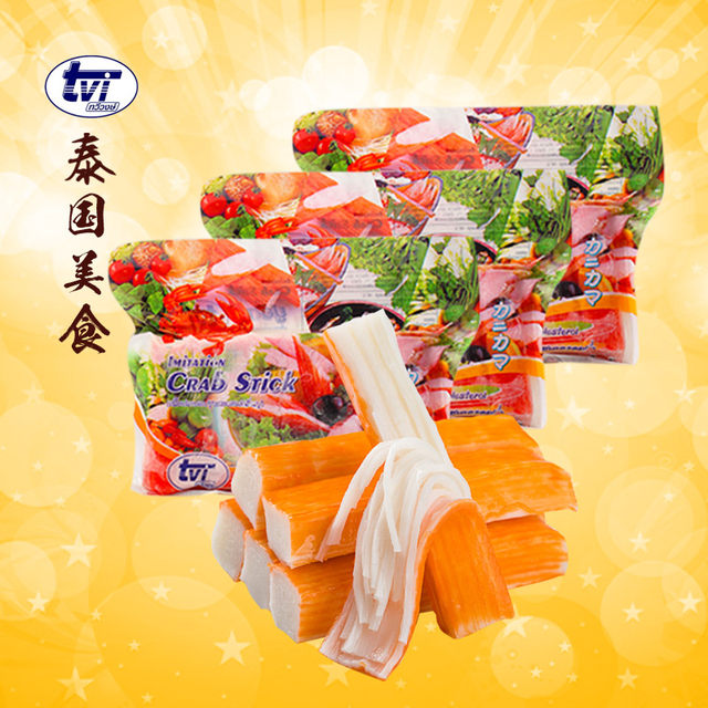 TVI Thai -imported hand -tear crab stick hot pot ingredients Sushi rice ...
