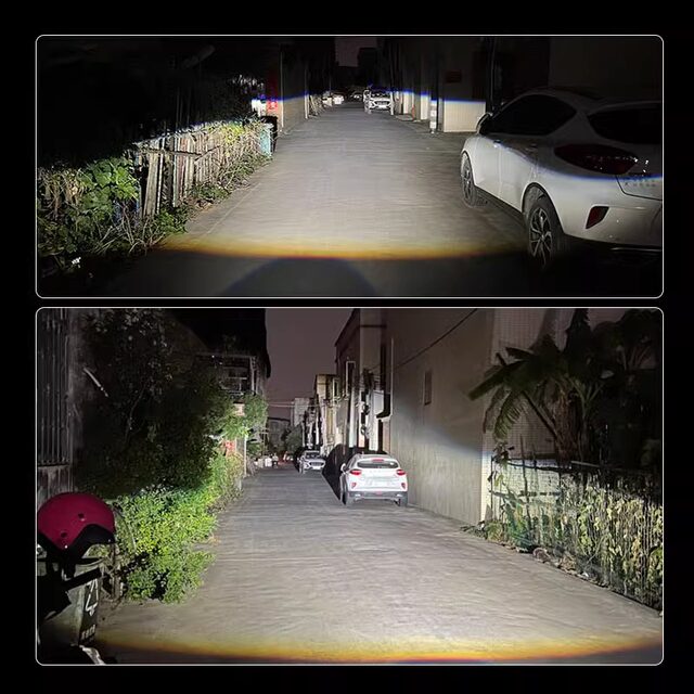 75W LED Far Together Cases Double Light Super Big Light Modification ...