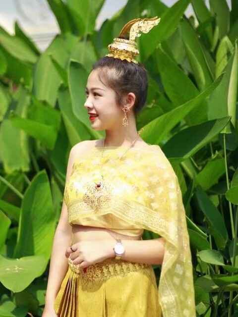 Door Dai clothing Dai clothing Thai clothing female gauze tube top ...