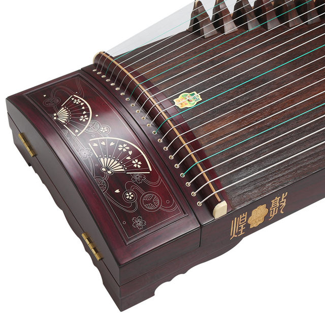 Dunhuang Guzheng 7698JT Broad -leaf Drnilewood Qing Ying Xiu Che ...
