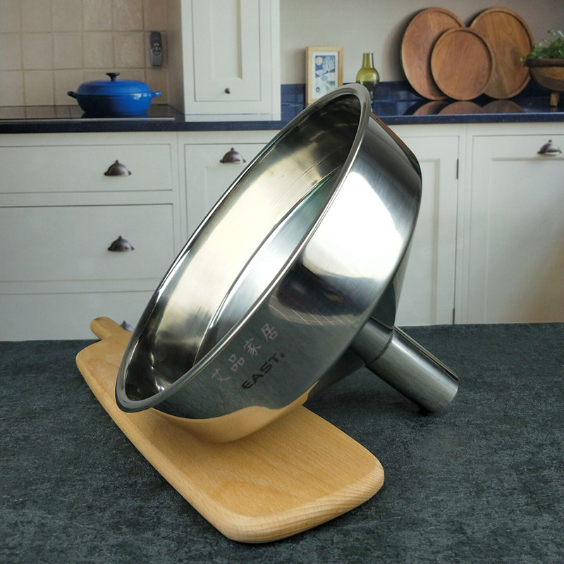 Thickened 304 stainless steel funnel large-caliber wine oil spill with ...