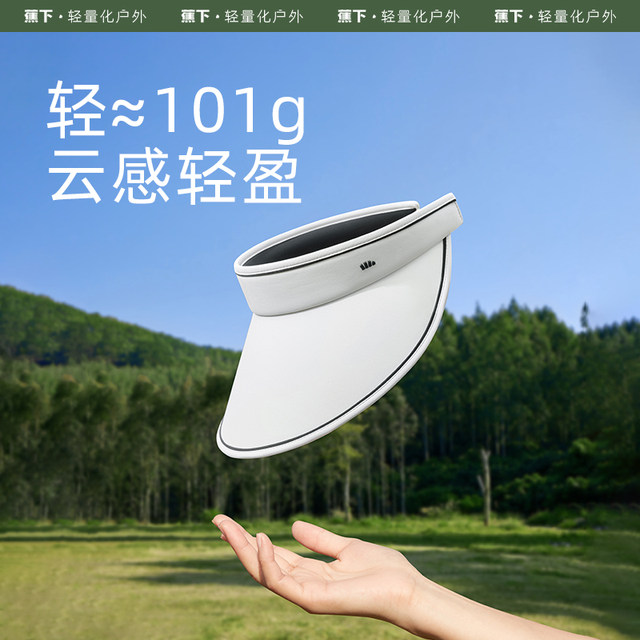 Banana under the broad sun hat women's UV protection large brim beach ...