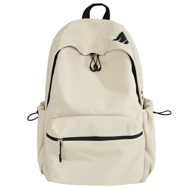 Solid color schoolbag female college student travel fashion high school ...