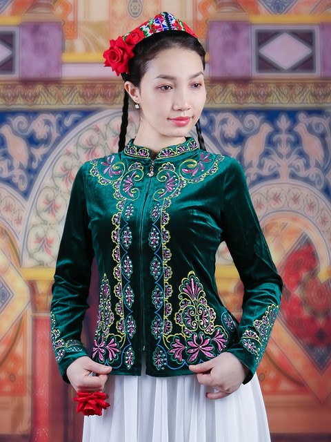 Xinjiang dance performance clothing for women in autumn and winter ...