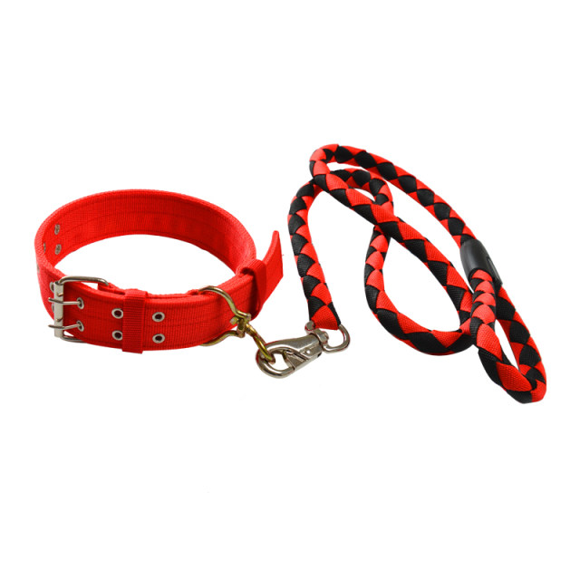 Dog leash large dog medium-sized dog pet dog chain collar golden ...