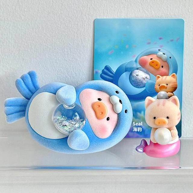 New genuine canned pig LuLu pig marine series figure sailor pig blind ...