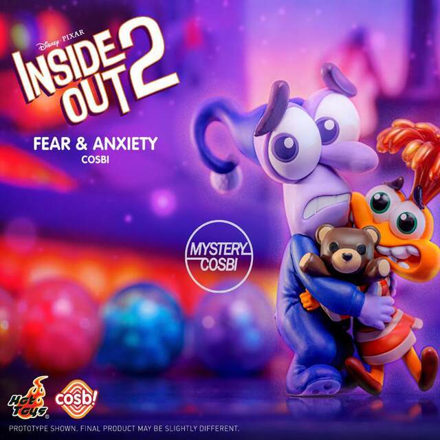 Authentic HotToys Inside Out 2 Part 2 Youlele Figure Blind Box Ornament ...
