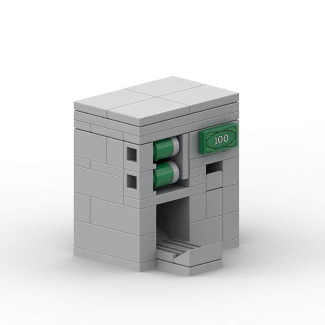 Domestic creative assembly DIY street view beverage coin vending ...