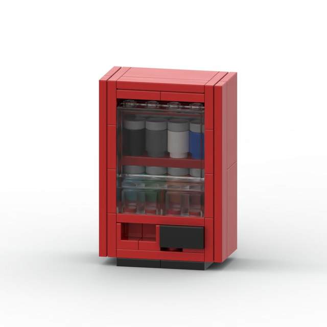 Domestic creative assembly DIY street view beverage coin vending ...