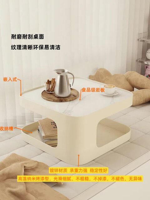 Simple bay window small table balcony low bedroom table tatami small ...