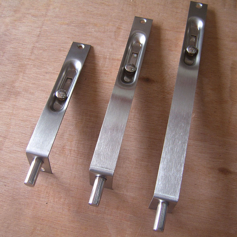 Stainless steel concealed latch double door