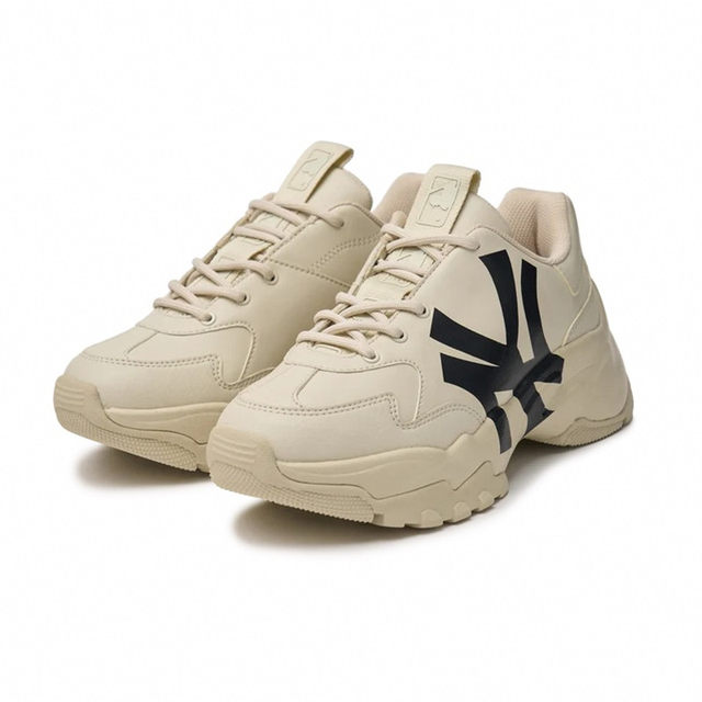 MLB men and women couple retro dad shoes thick-soled heightening ...