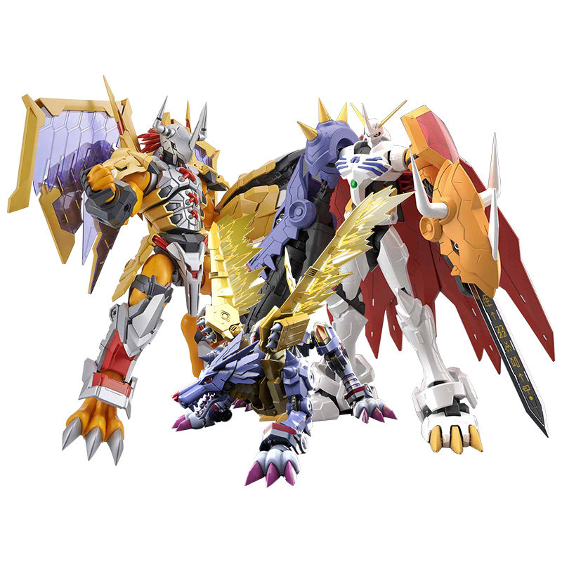Bandai Battle Tyrannosaurus Digimon Steel Garuru Assembled Model