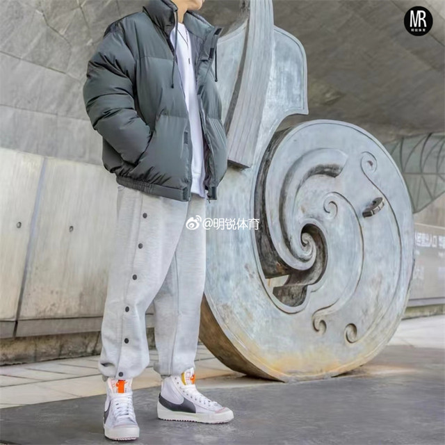 NikeBlazerMid'77Jumbo new autumn high-top retro casual sneakers DD3111-100