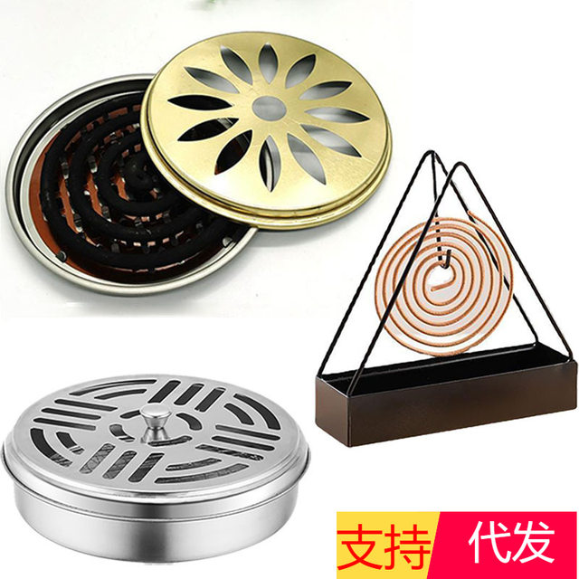 Mosquito incense rack household creative wrought iron sandalwood shelf ...