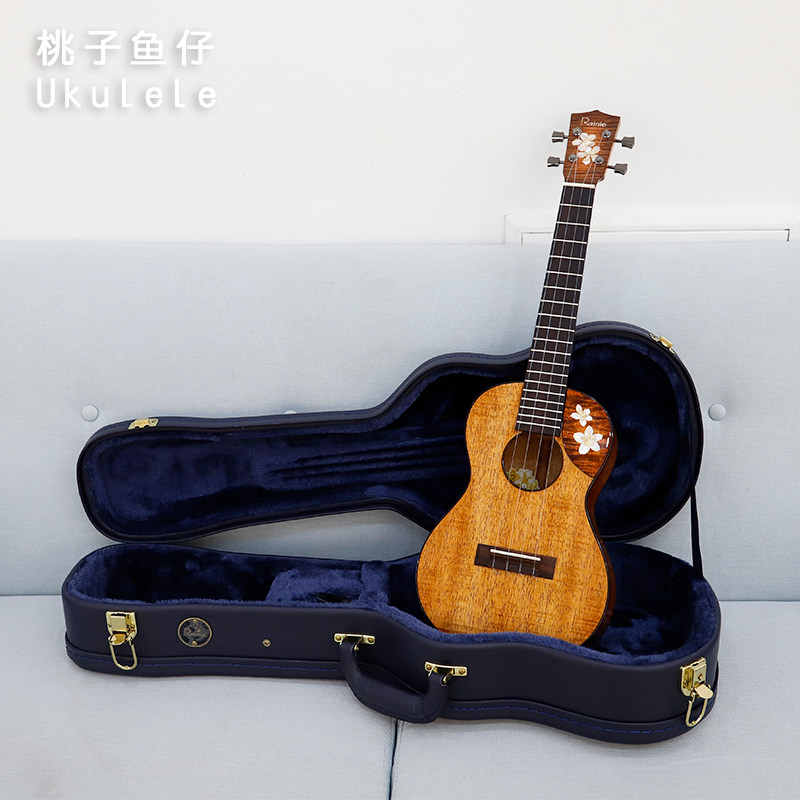 Rainie xiaoyu plumeria hawaiian acacia koa 26-инчов advanced ukulele ...