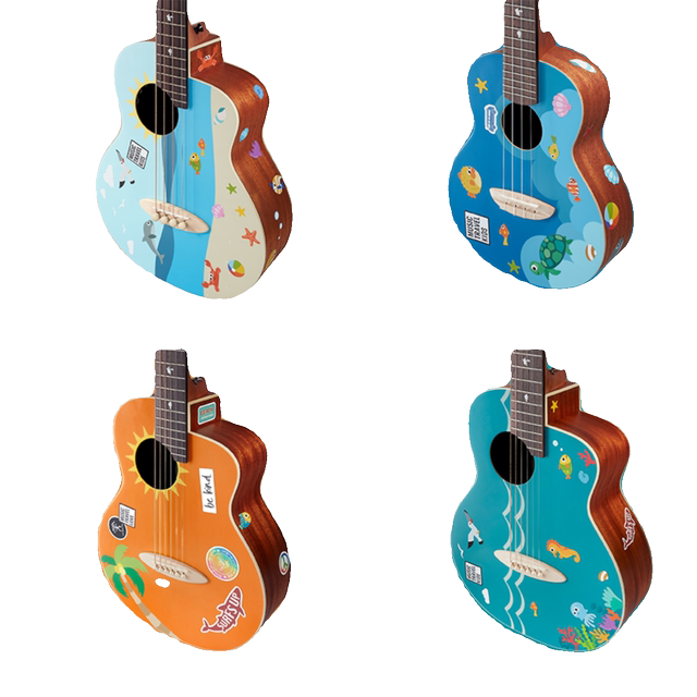 Rainbow people co -branded Music Travel Kids Yunshan Travel Bird Bird Guitar Yukri MTK Peach Mozi
