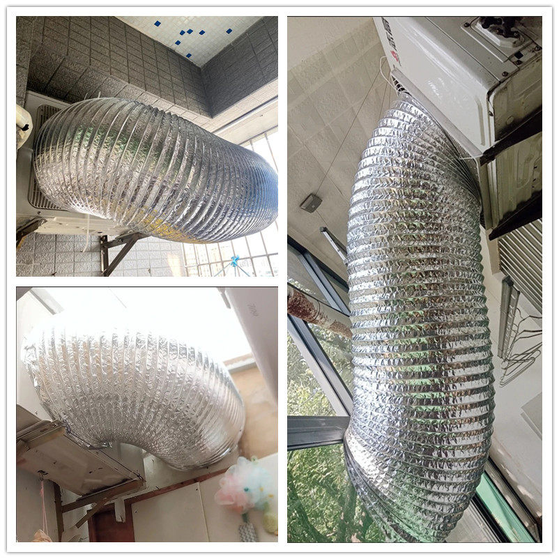 Air conditioner outdoor unit air duct thickened aluminum foil large ...