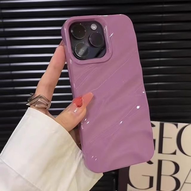 Creative pleated Apple 15 mobile phone case new model suitable for ...