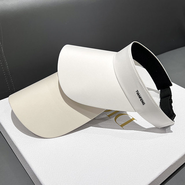 Spring and summer anti-UV empty top hat for women outdoor cycling ...