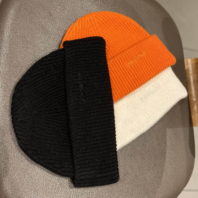 Winter landlord hat female Korean version of the versatile wool knitted ...