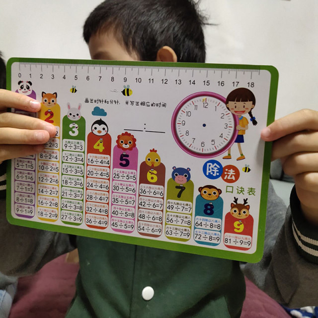 99 multiplication table teaching aids recitation artifact primary ...