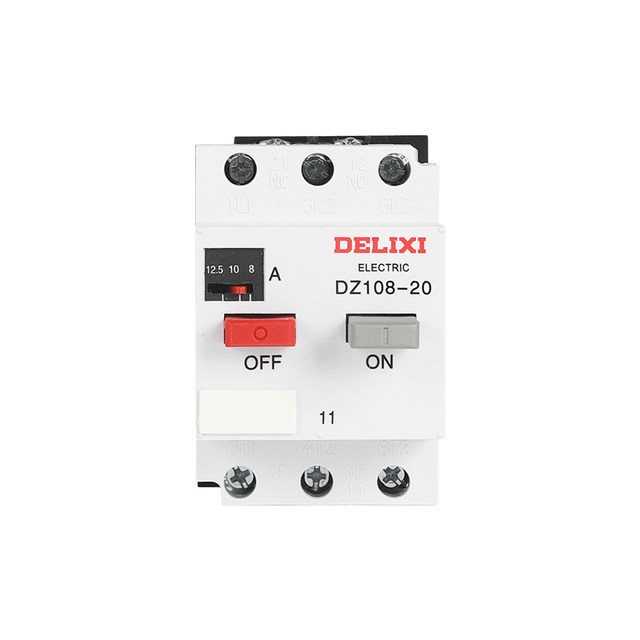 Delixi Motor protection plastic case circuit breaker DZ108-20/11 2.5-4A ...