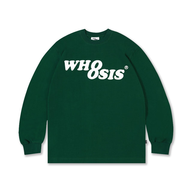 WHOOSIS (unknown name) classic 8-character logo solid color long ...