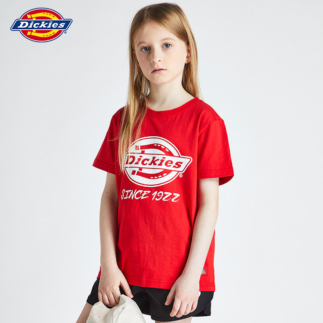Dickies children's clothing 22 Xiaxin girls short-sleeved T-shirt boys ...