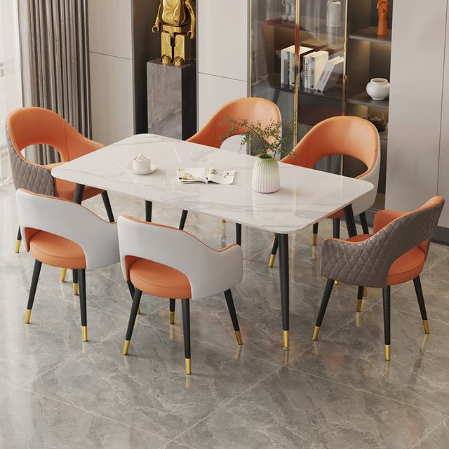 2024 new style dining table and chairs, home Italian restaurant chairs ...