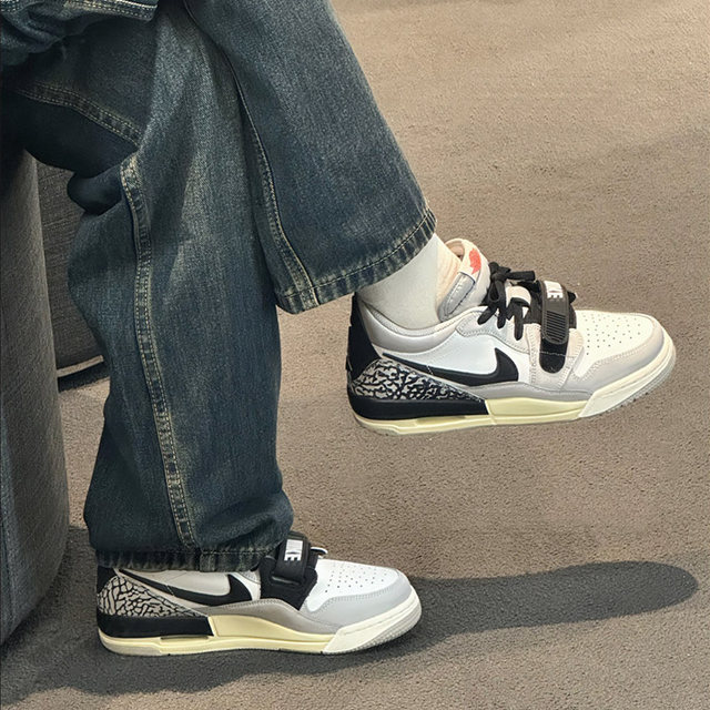 Nike/Nike Jordan Legacy 312 versatile low-top basketball shoes GS white ...