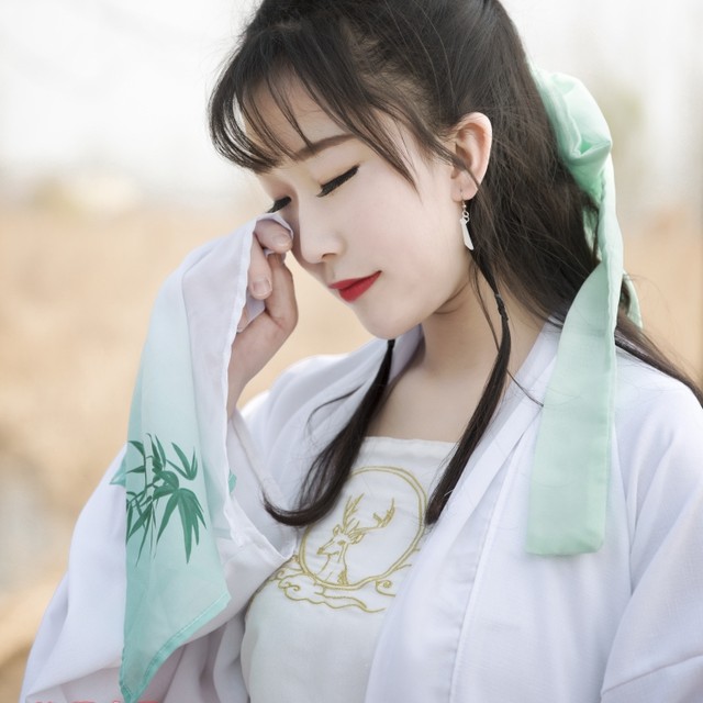 3 Hanfu handkerchiefs, ancient style prints, Tencel chiffon, Chinese ...