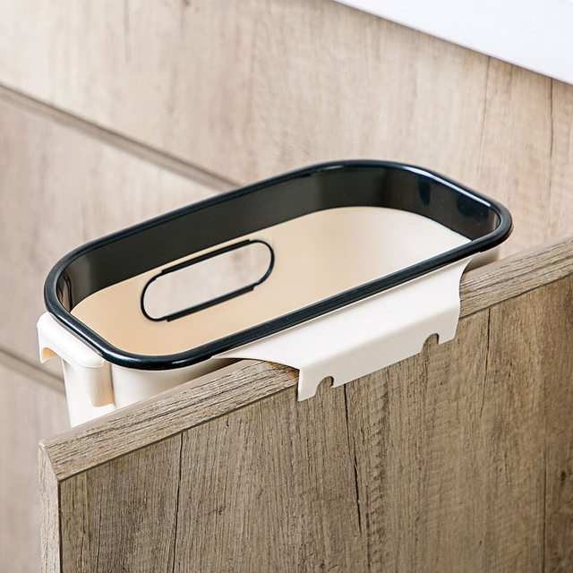 Kitchen wall-mounted trash can small hanging home living room creative ...