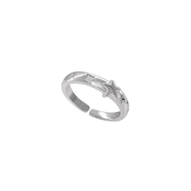 suzyacckr niche design sterling silver star ring women's gentle temperament high-end index ...