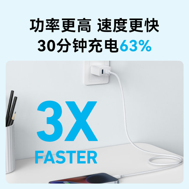 Anker Anker 33W dual-port fast charging charger foldable mobile phone ...