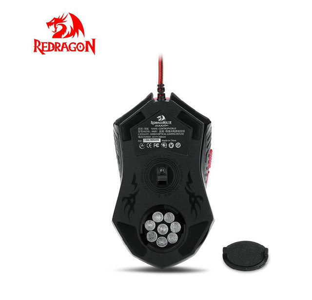 Red Dragon Strang Shark M601 Wired Lighting Rat Macro Definition ...