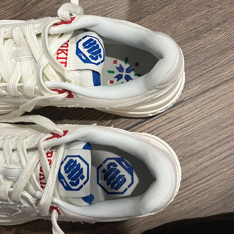 Li Ning rookie rookie2 men's and women's sneakers 2024 autumn new color matching non-slip casual ...