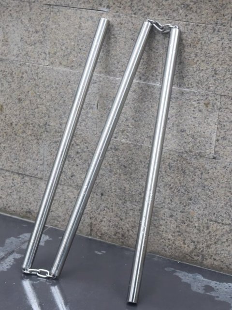 Stainless Steel Martial Arts Three-Section Stick for Practical Practice ...