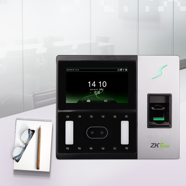 zkteco Entropy Technology AI702 dynamic face recognition attendance machine visible light access ...
